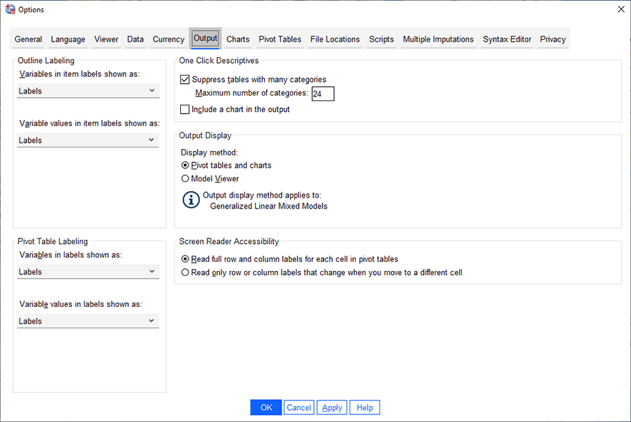 Switching between the 'Model Viewer' and 'Pivot tables and charts ...