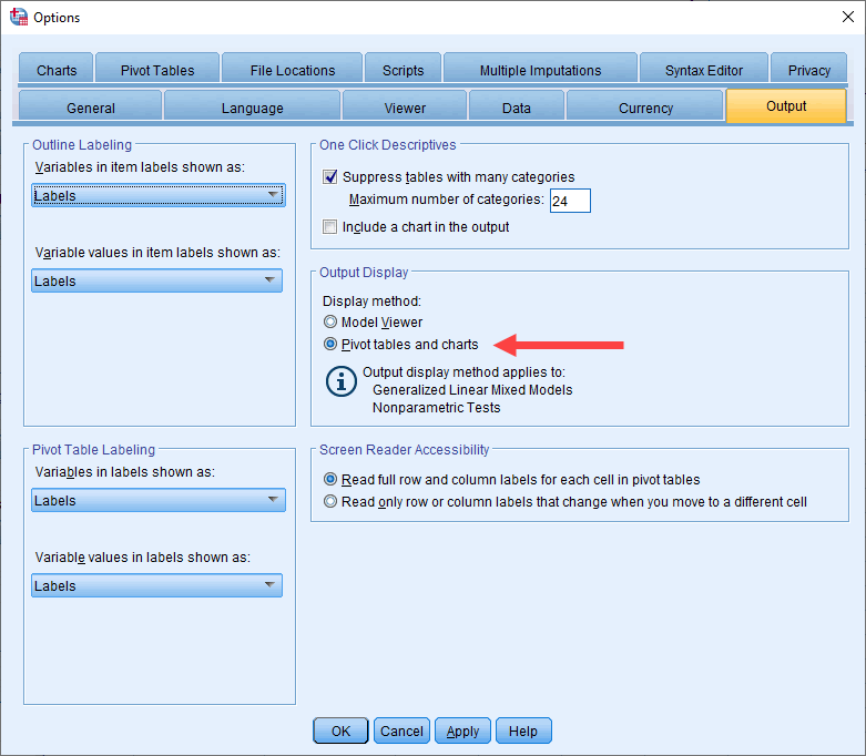 Switching between the 'Model Viewer' and 'Pivot tables and charts ...