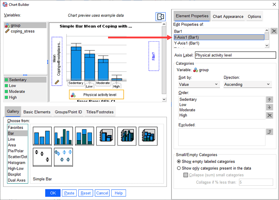 Spss Stacked Bar Chart Chart Examples