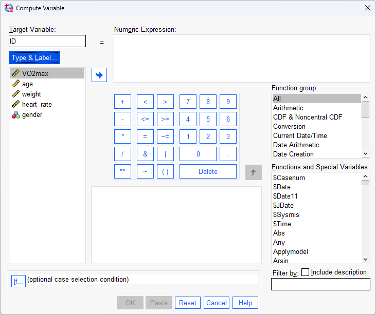 Creating An Id Variable In Spss Statistics Procedure To Create An Id Variable In Spss