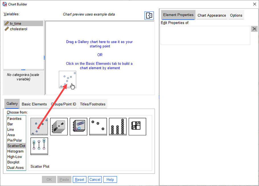 Creating a Scatterplot using SPSS Statistics - setting up the ... Creating a Scatterplot using SPSS Statistics - setting up the ...