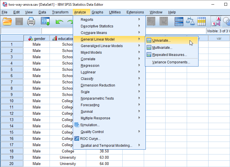 Can You Run Anova Using Continuous Variable Runyan Leall1987